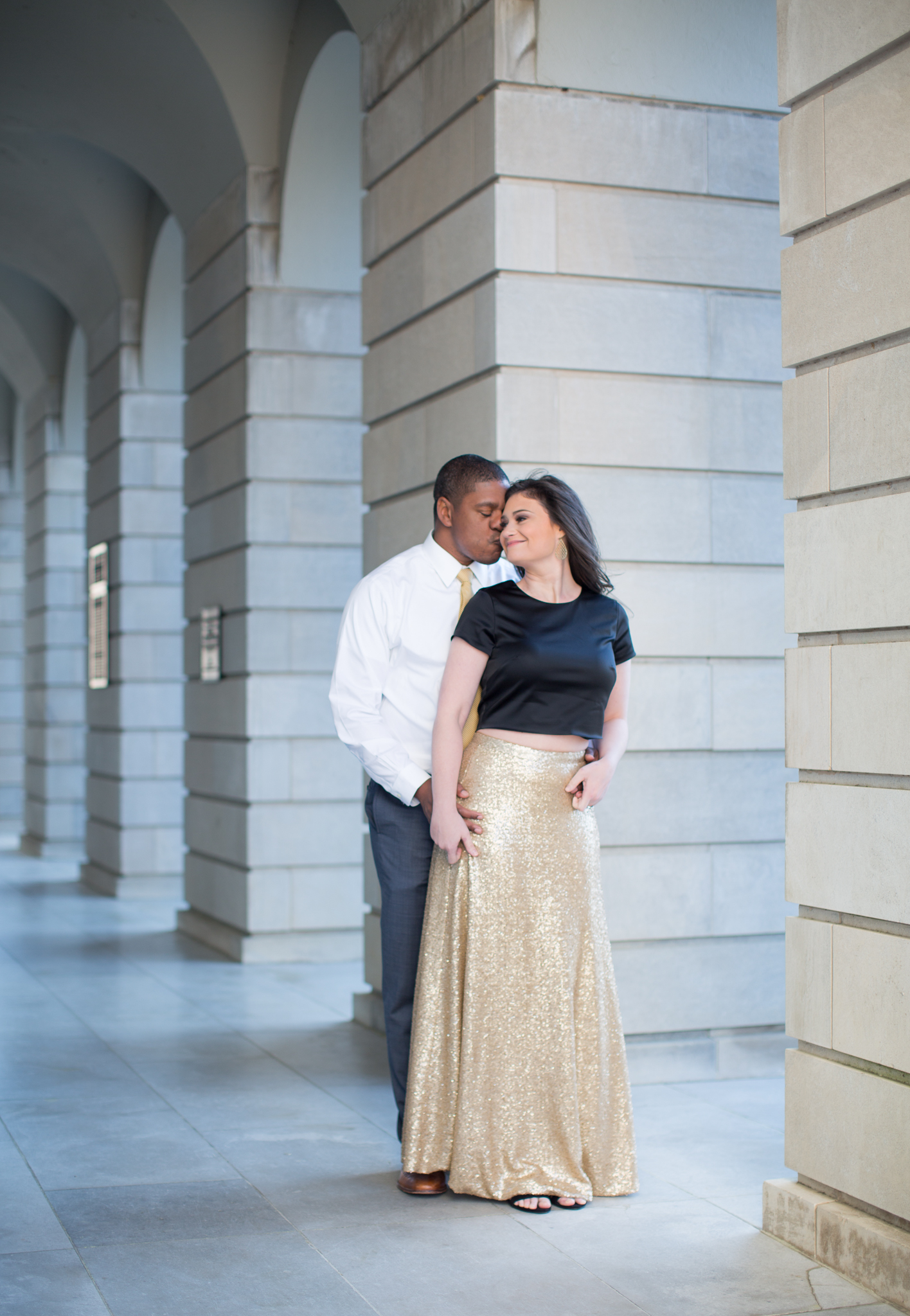 Whitney & JP | A Downtown Jackson Engagement Session