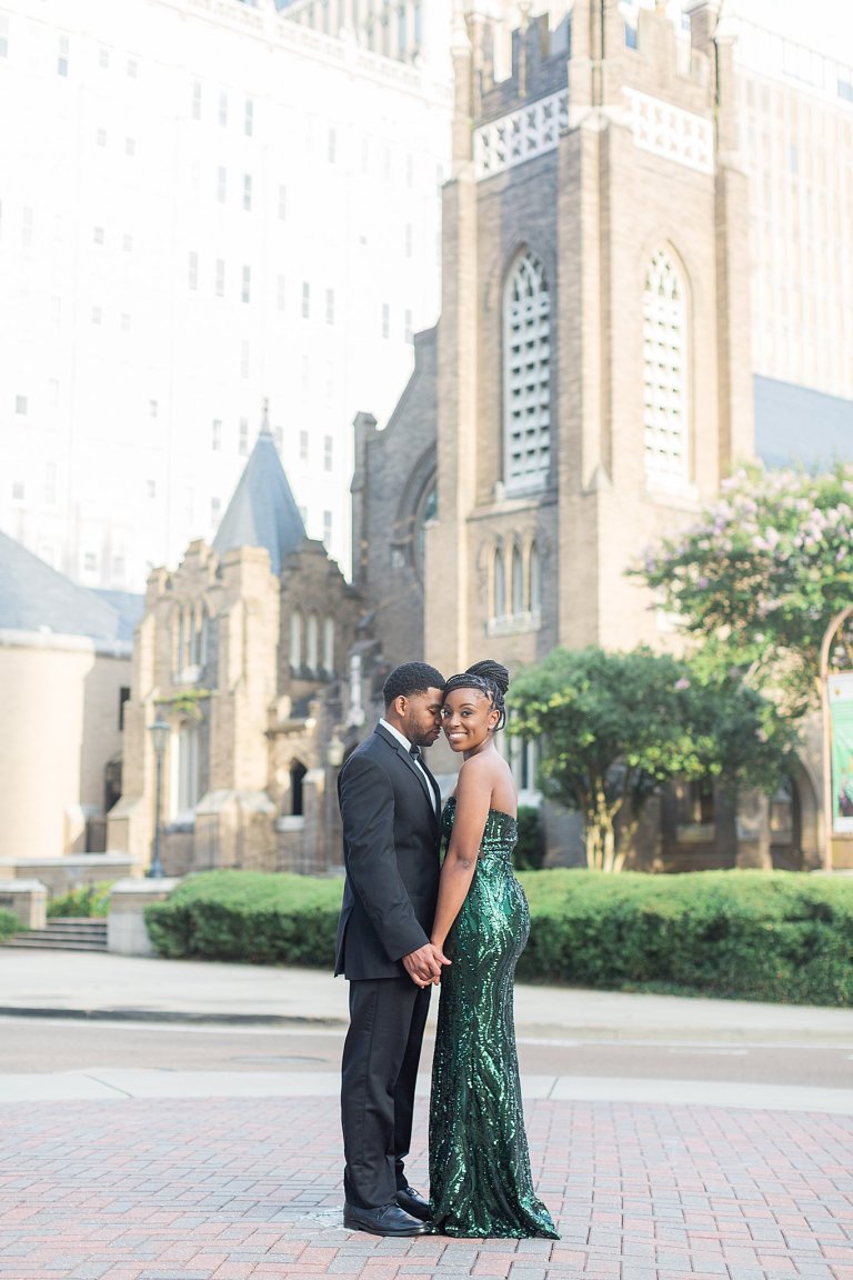 Mariah & Spencer | A Black-Tie Engagement Session in Jackson, Mississippi